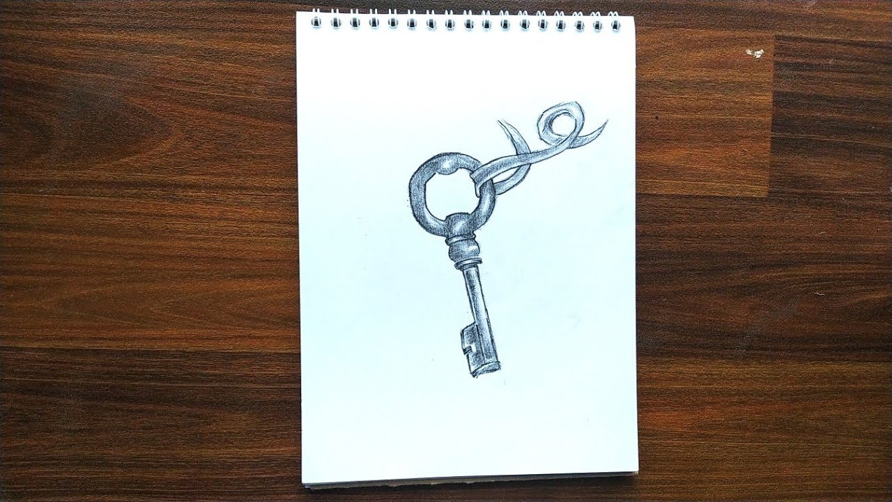 Masterful Key Sketching | Unlocking the Secrets of Realistic Key ...