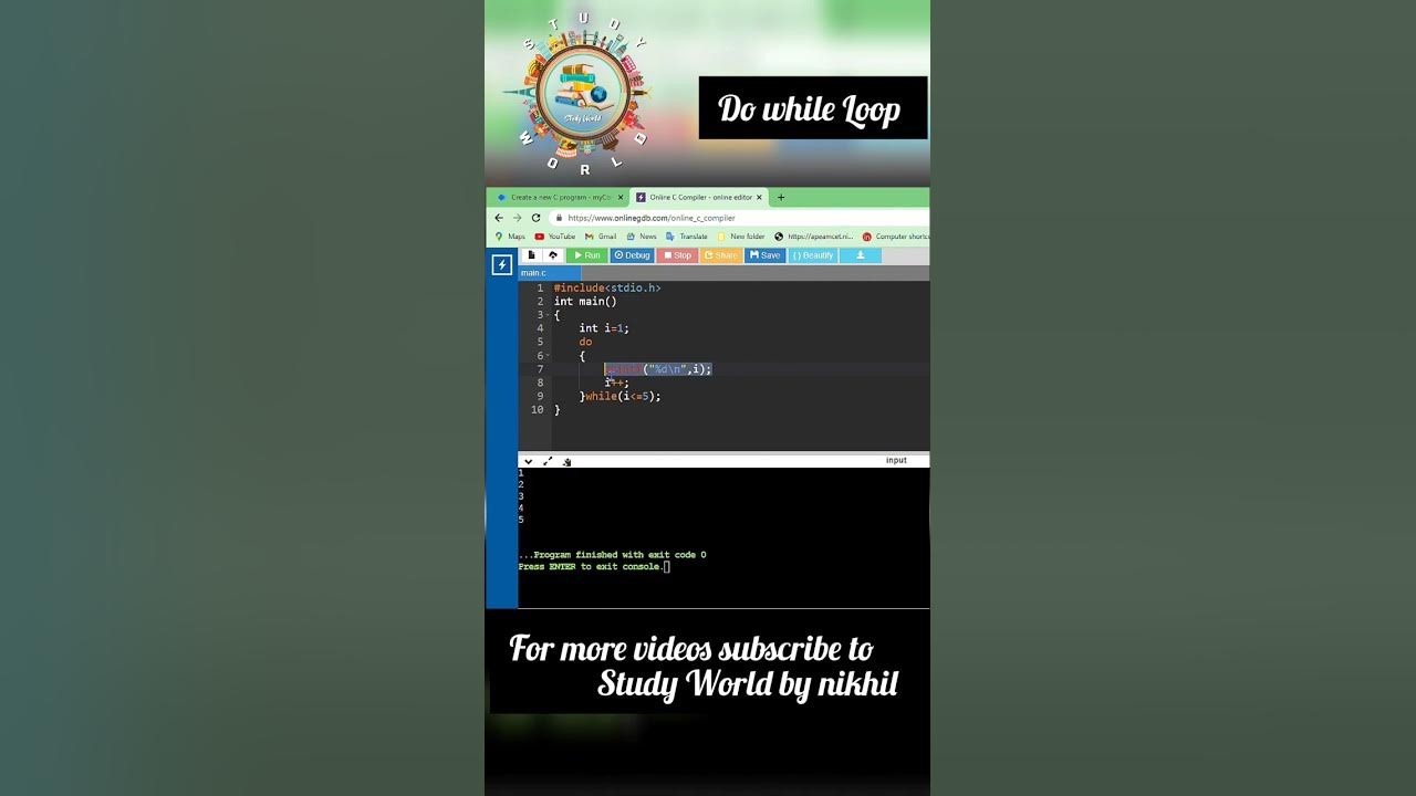C Language Do While In Telugu Clanguage Loops Dowhileloop Dowhile Youtube