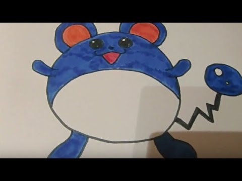 Let's Draw Marill Pokemon - YouTube
