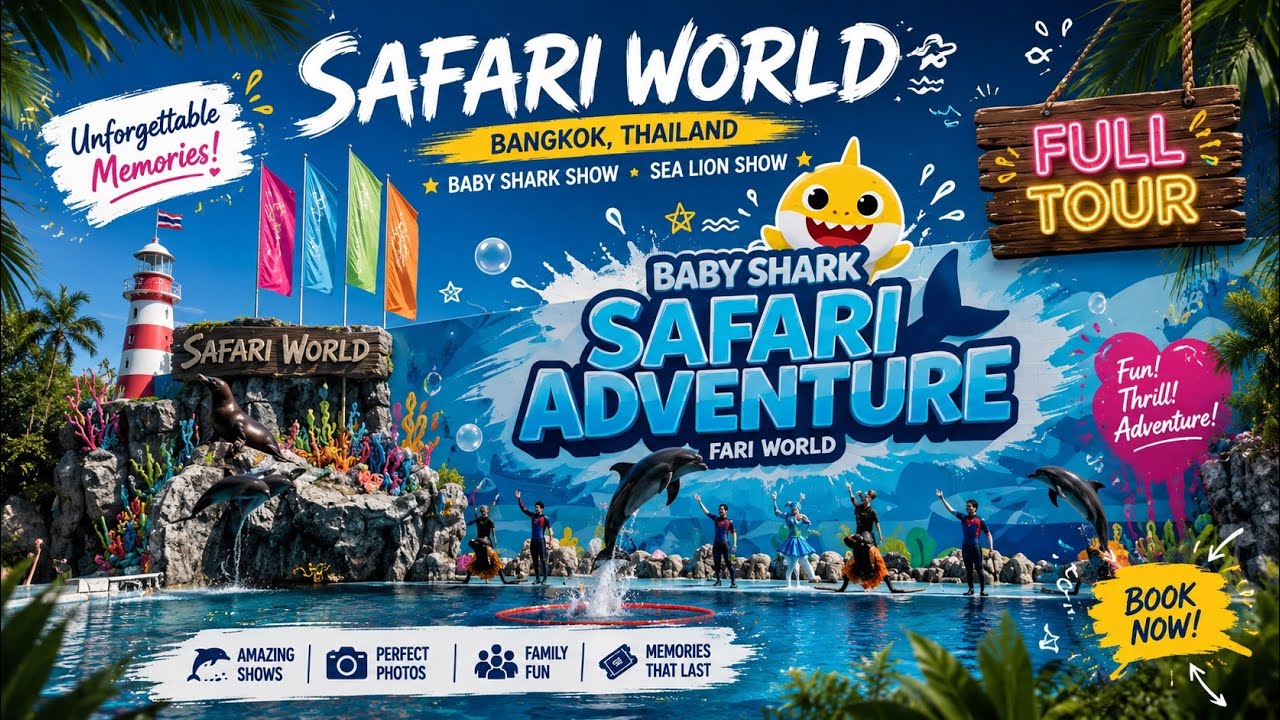 Safari World Bangkok || Tickets Price || Show Timing Full Details ...