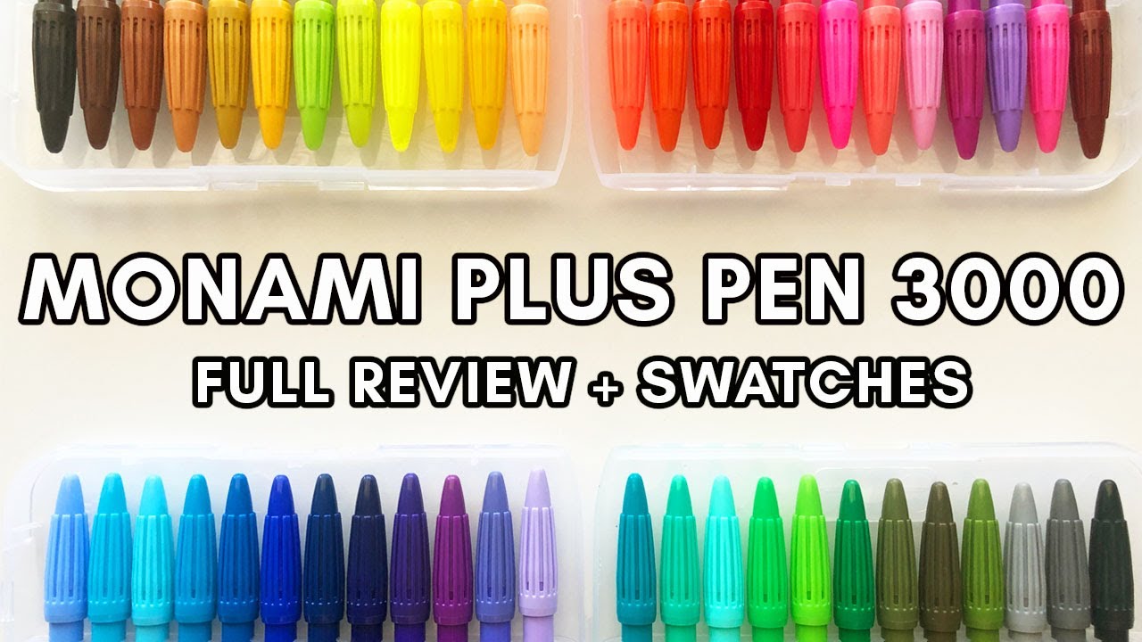 Monami Pen Review - Monami Plus Pen 3000 - Cheap but worth it? - Full ...