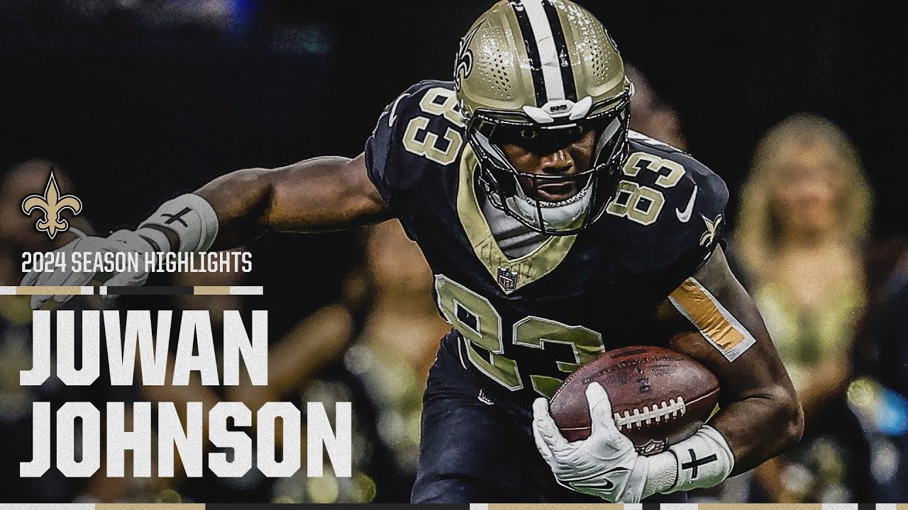 Juwan Johnson's Best Highlights | 2024 NFL Season - YouTube