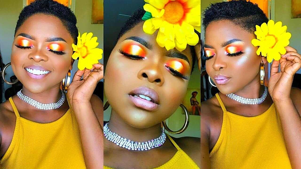 GLOWY SUNSET HALO TALK THROUGH DRUGSTORE MAKEUP TUTORIAL | 2018 - YouTube