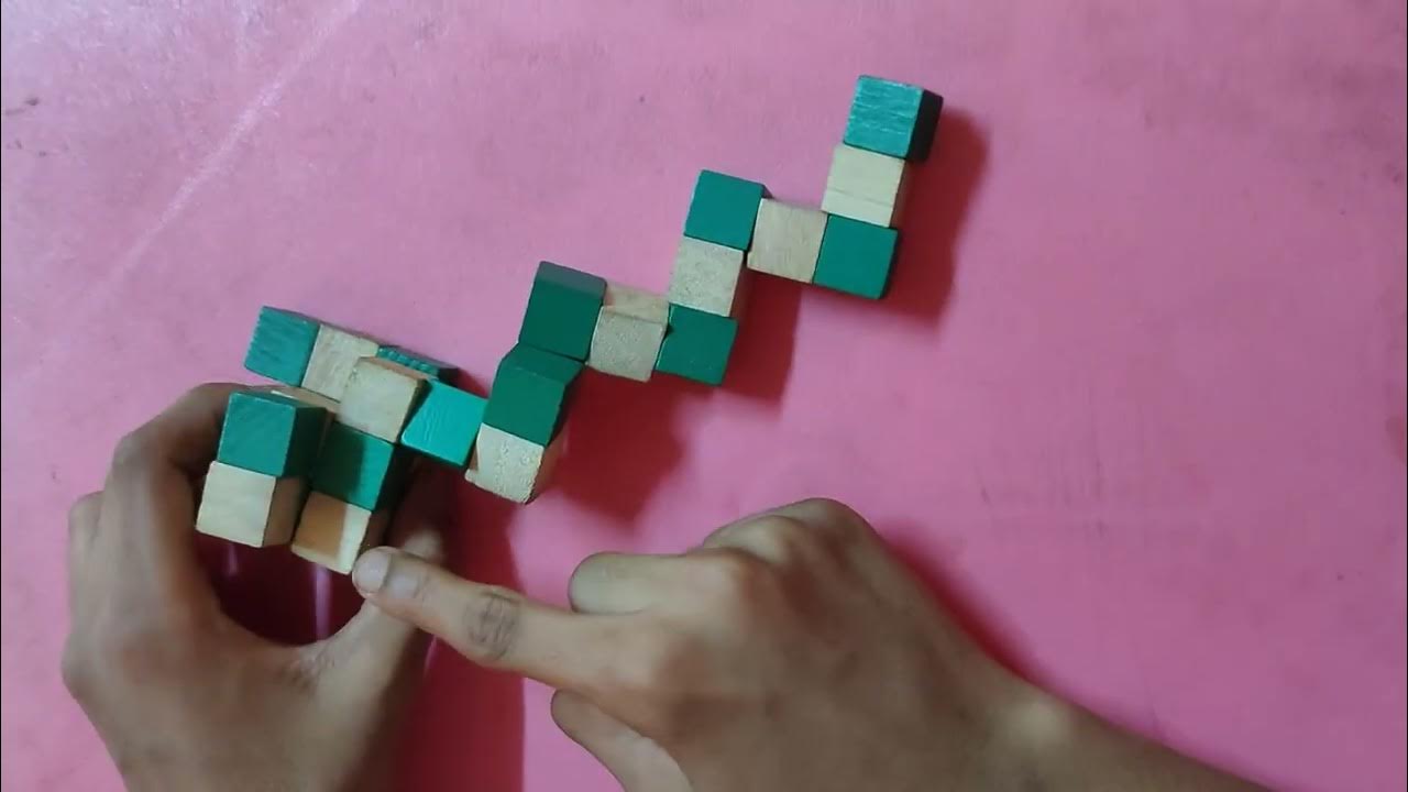 How to solve snake cube | step by step solving - YouTube