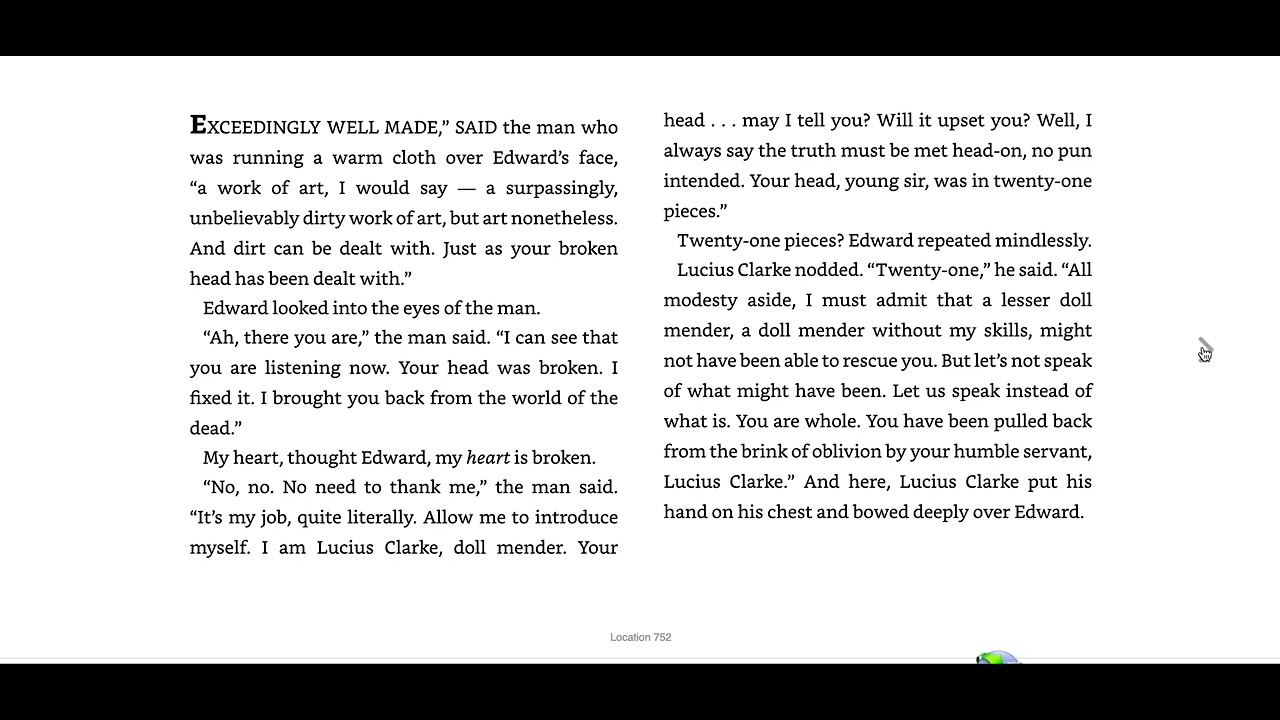 Chapter 23- The Miraculous Journey of Edward Tulane - YouTube