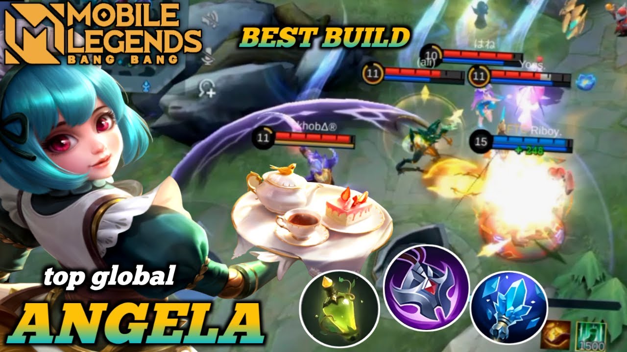 ANGELA BEST BUILD !! - Mobile Legends - YouTube