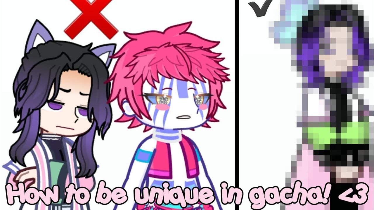 [🖌] How to make your characters unique in gacha! . Gacha tutorial ...