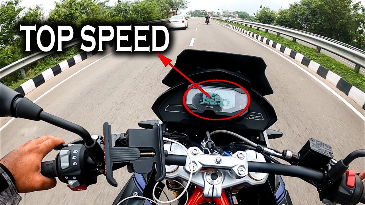 BMW G 310 GS TOP SPEED | REVIEW WHILE RIDING 🔥 - YouTube