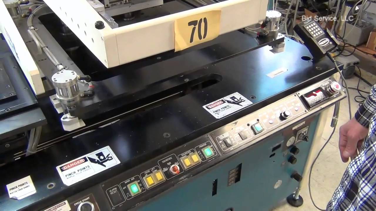 Ami Presco 9156 Screen Printer #53219 - YouTube