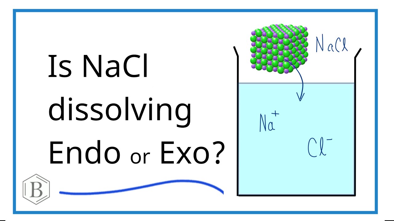 Is NaCl Dissolving Endothermic or Exothermic? - YouTube