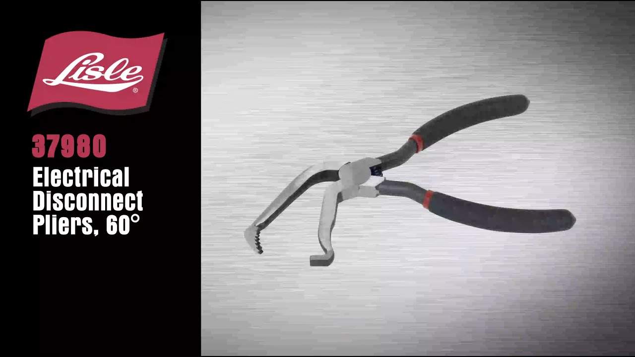 Lisle 37980 Electrical Disconnect Pliers, 60° - YouTube