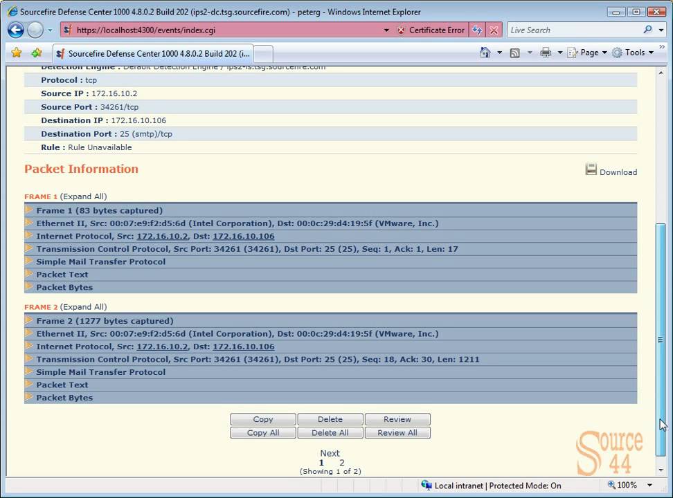 Sourcefire IPS Event Drilldown (Part I) - YouTube