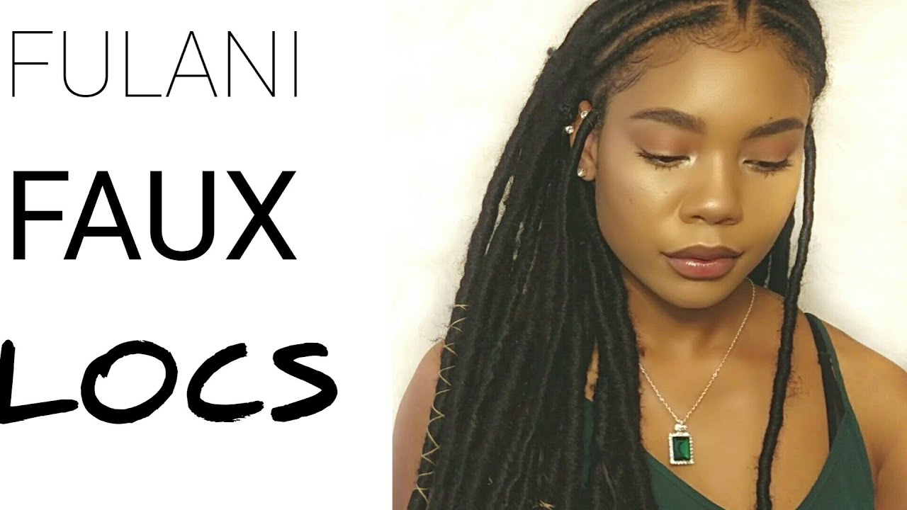 Fulani Goddess Faux Locs with Human Hair Using A Individual Crochet ...
