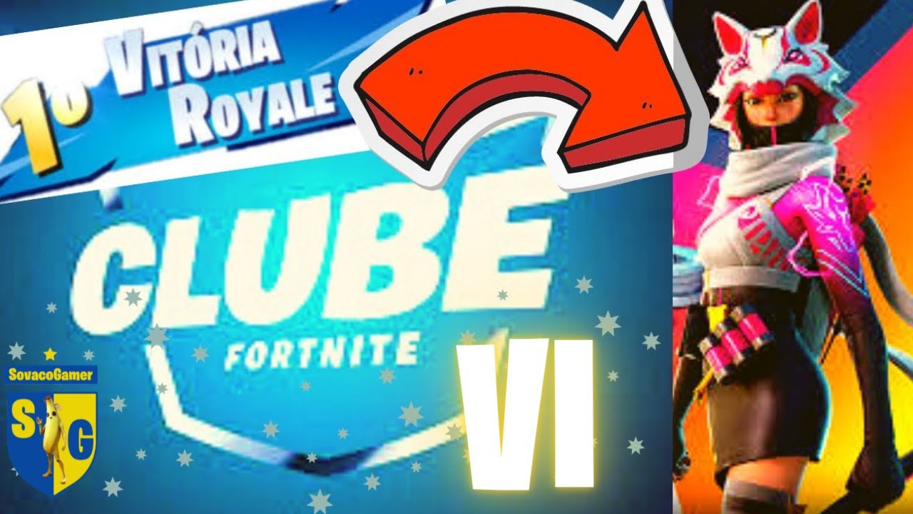 VITÓRIA COM A NOVA SKIN DO CLUBE FORTNITE - Vi - YouTube