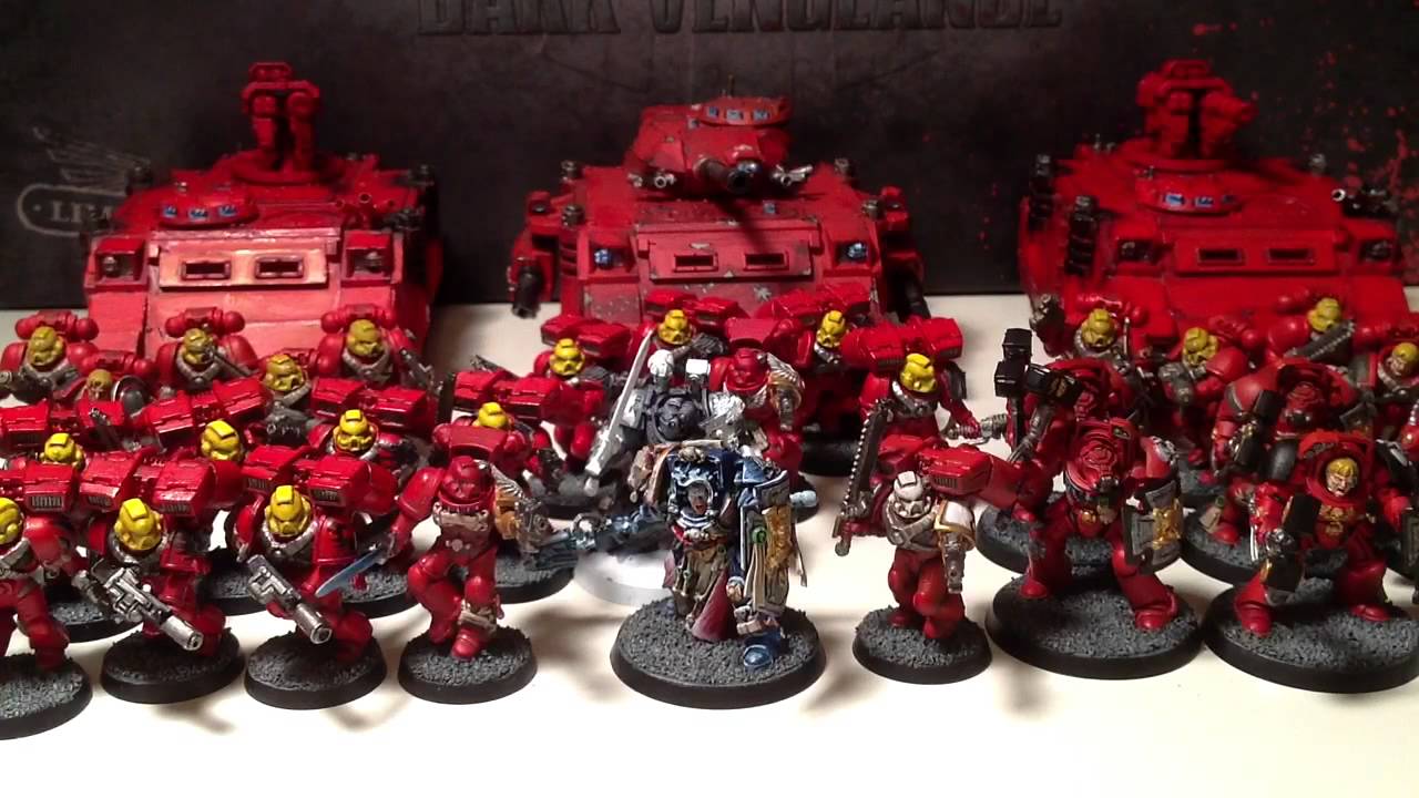 Blood Angels 1500 Point Army Review - YouTube