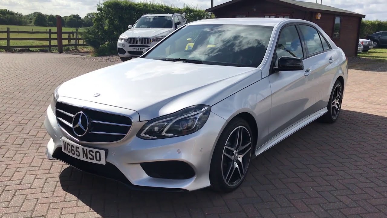 Mercedes E class Night Edition. - YouTube