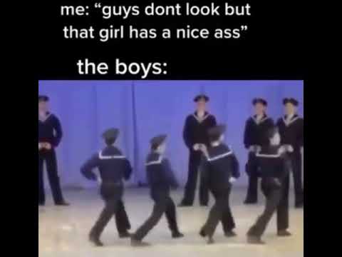 guys don’t look but that girls got a nice ass (meme) - YouTube