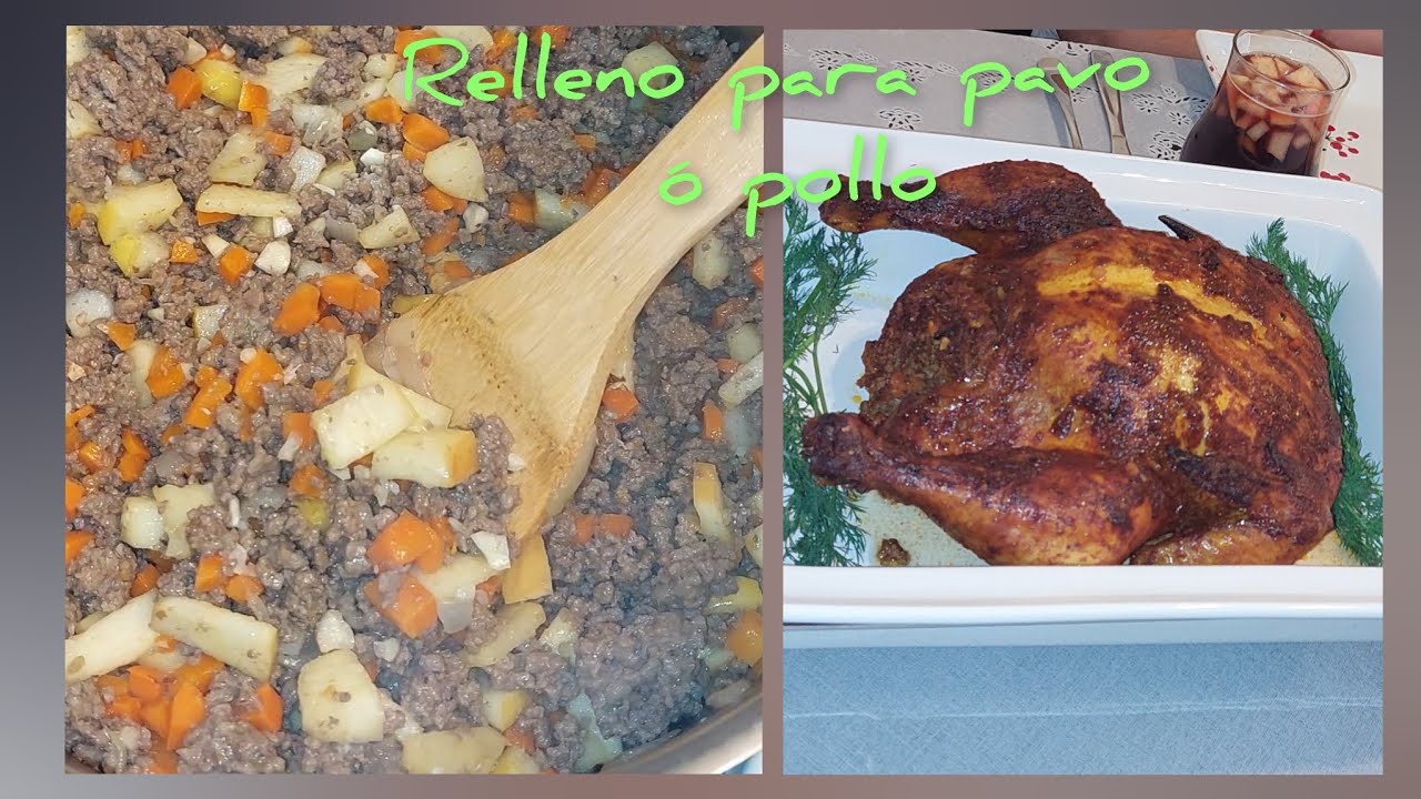 Rico relleno para Pavo ó Pollo Navideño / Acción de gracias - #fypシ ...