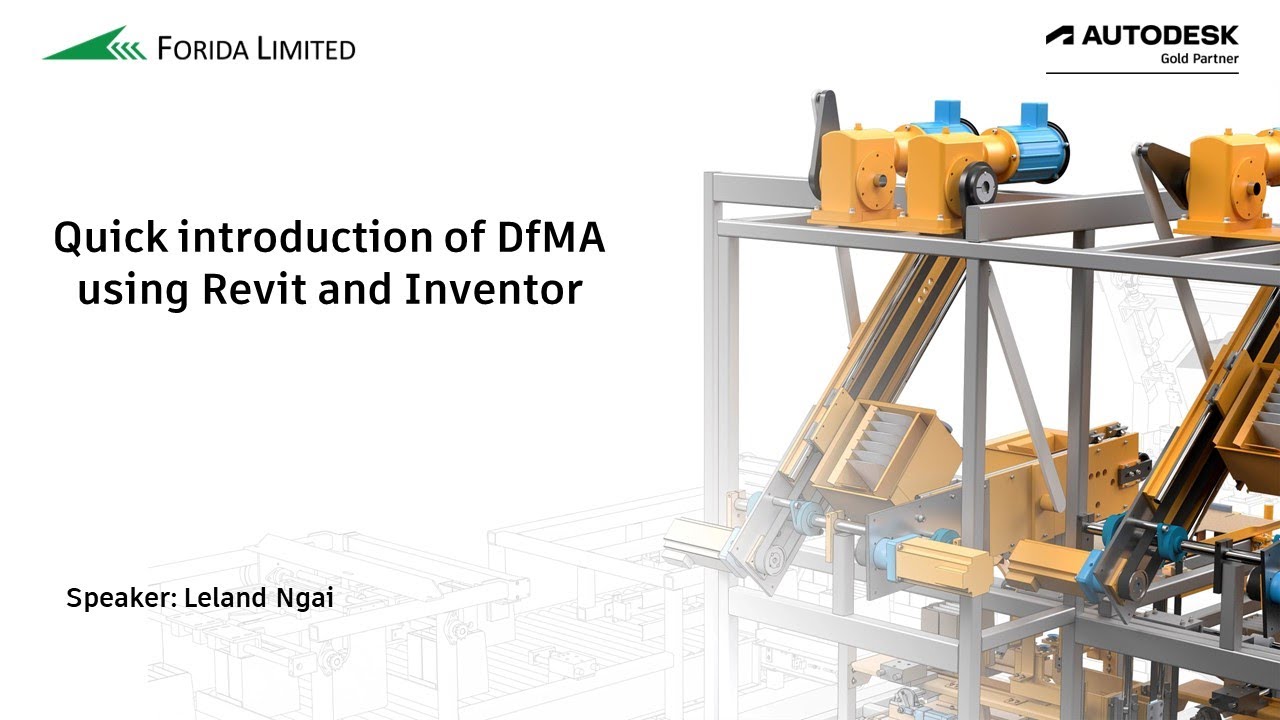 Autodesk tutorial: Quick introduction of DfMA using Revit and Inventor ...