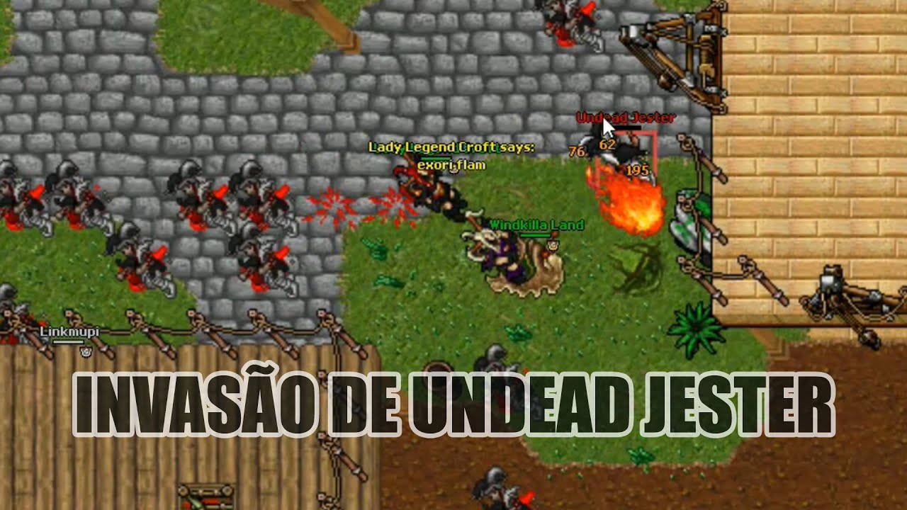 Invasão de Undead Jester - Tibia - YouTube