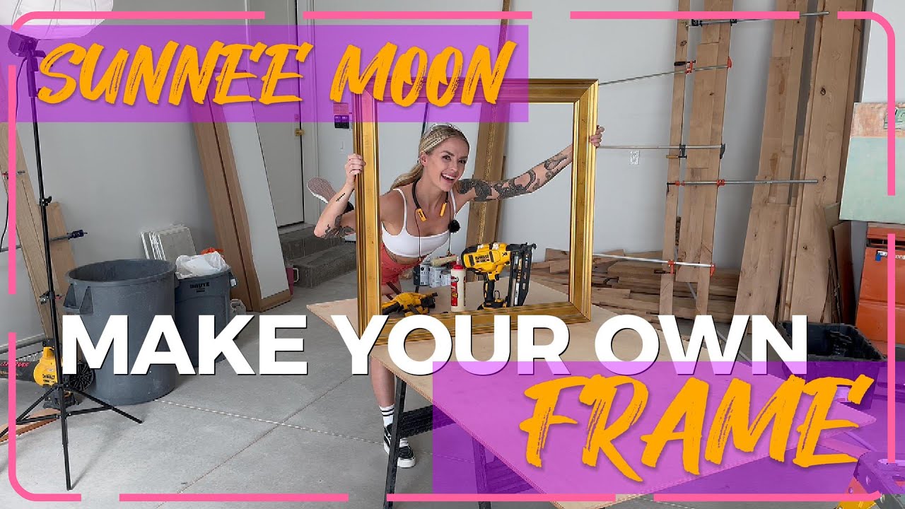 Make Your Own Frame - Save Money, with Sunnee Moon - YouTube