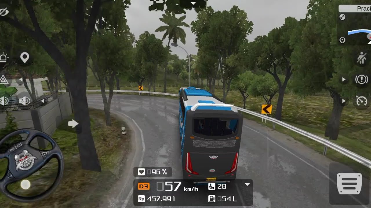 Bus simulator Indonesia gameplay bus game bus wala game video ...
