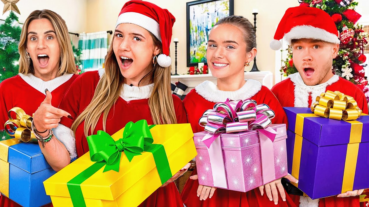 SECRET SANTA WITH A MYSTERY BUDGET! - YouTube