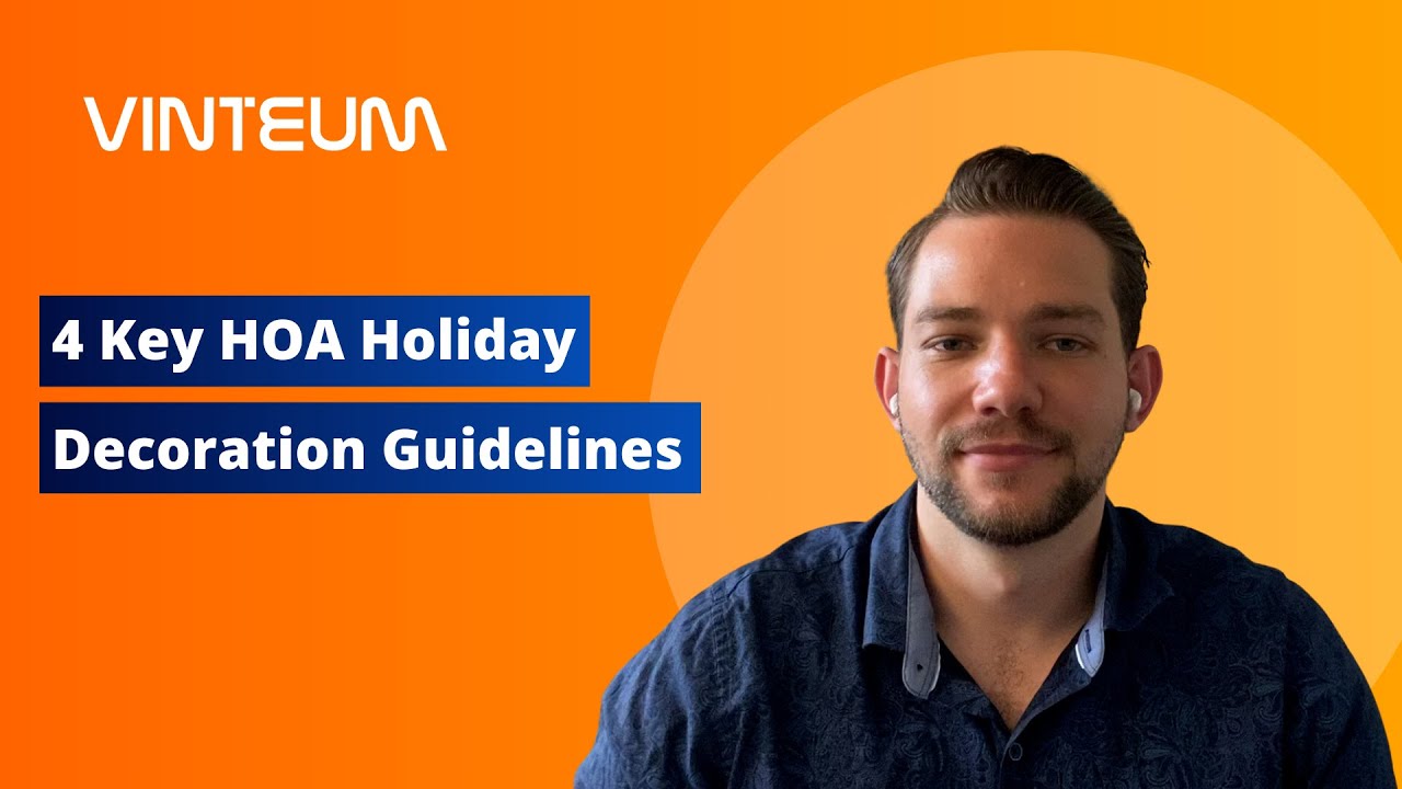 How to create HOA Holiday Decorations Guidelines - YouTube