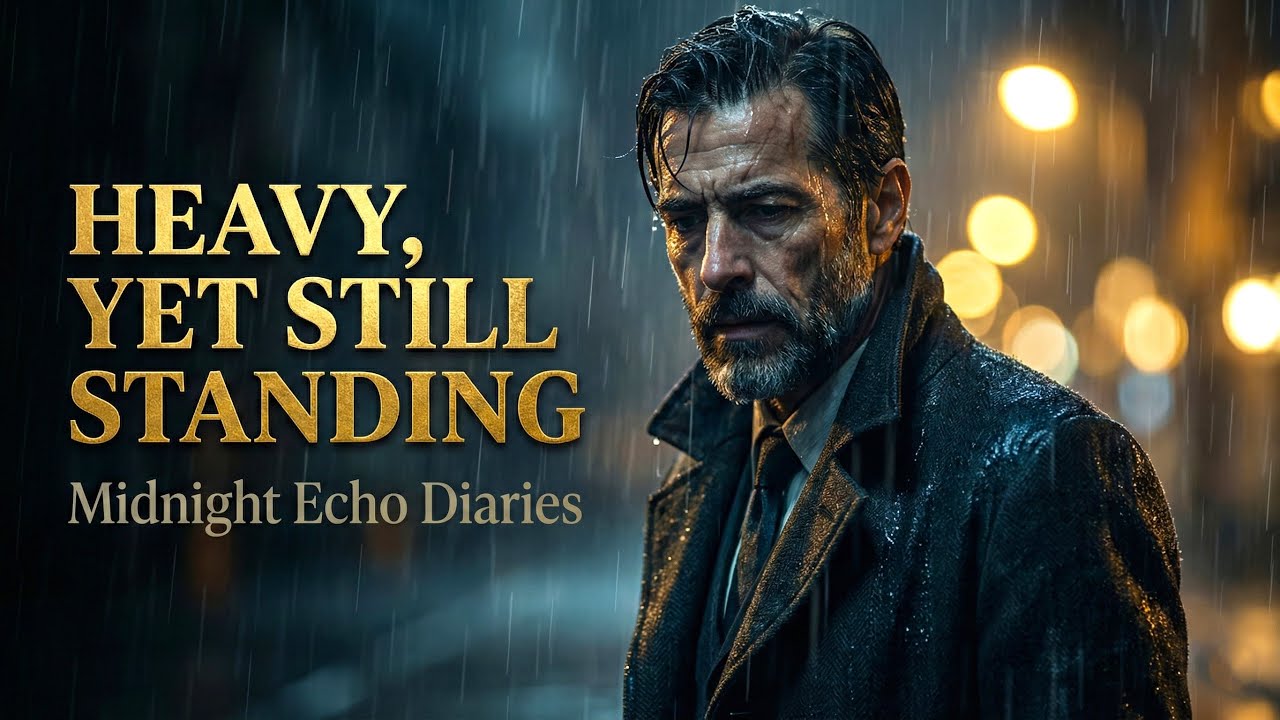 🎵 Heavy, Yet Still Standing – Midnight Echo Diaries | Emotional Sad Ballad (Official Lyric Video ...