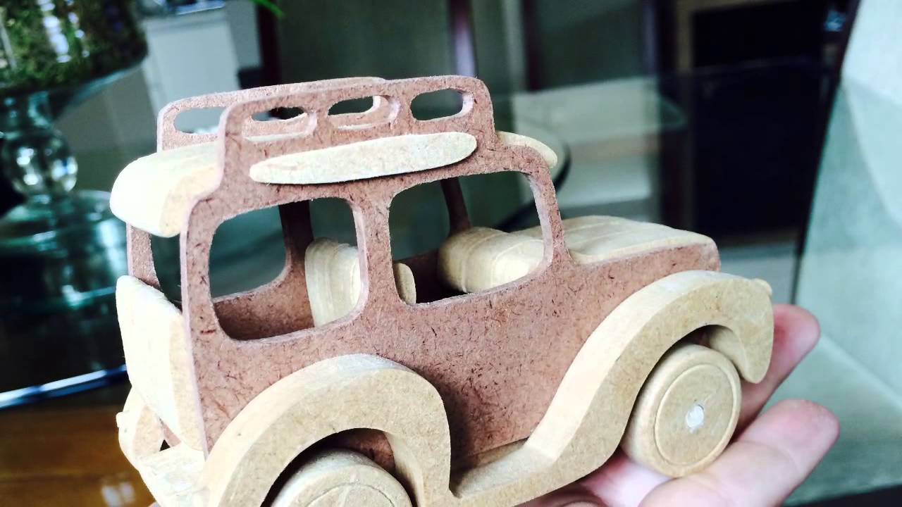 Carro De MDF Em Tamanho Reduzido - YouTube