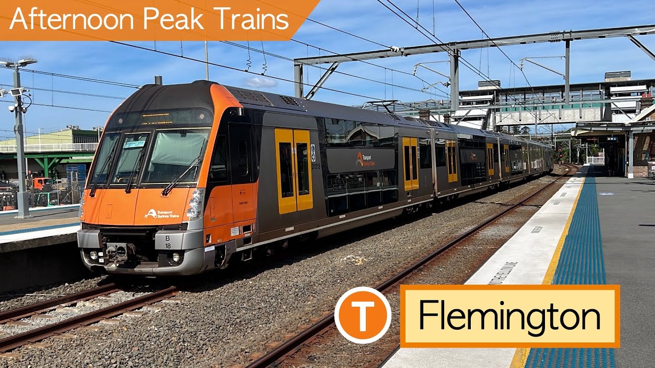 Transport for Sydney Vlog 752: Flemington Part 5 - Afternoon Peak ...