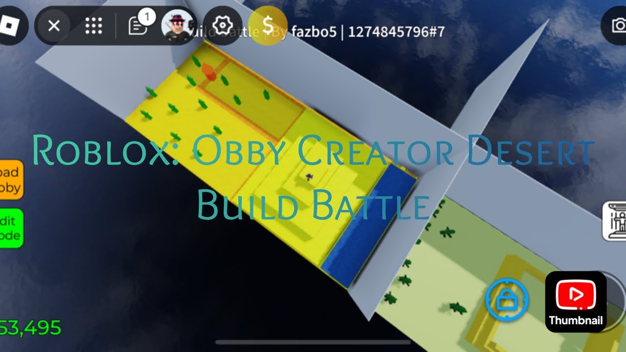 Roblox: Desert Build Battle - YouTube