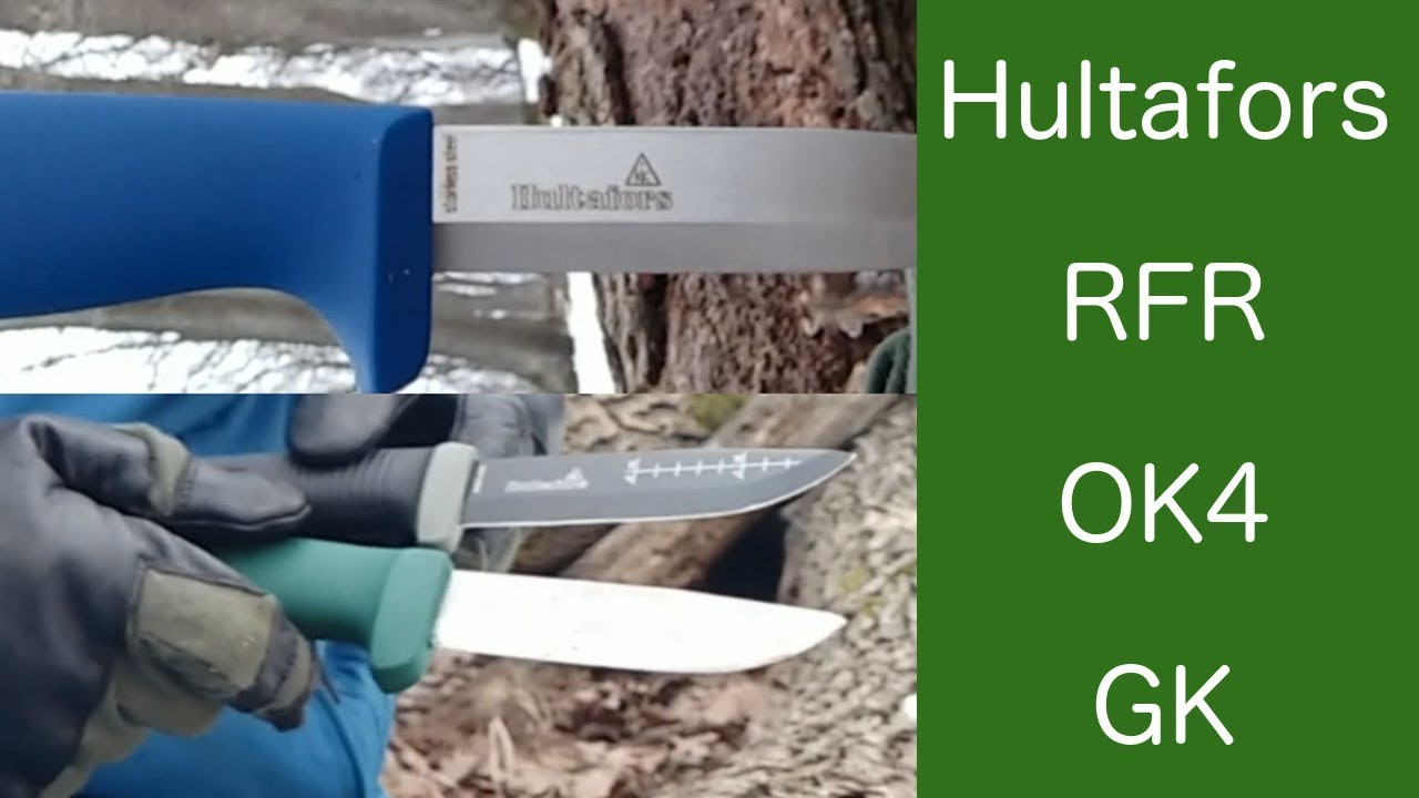 Hultafors GK, OK4, RFR as SURVIVAL knife - YouTube
