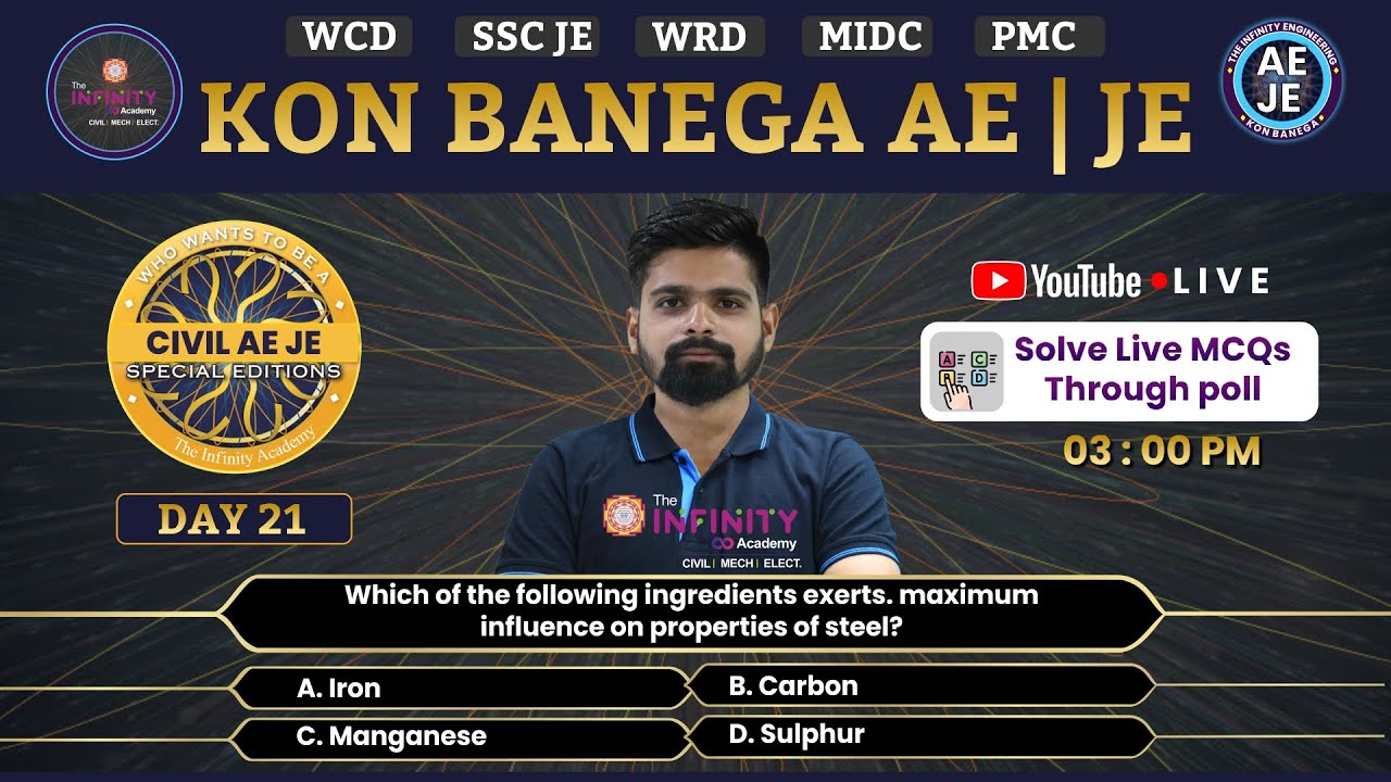 BMC WCD PMC Most Expected Questions | JE SE Civil Engineering | # ...