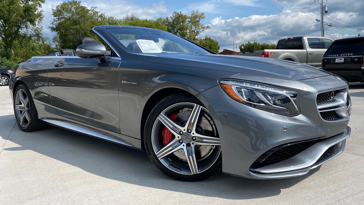 2017 Mercedes Benz S63 AMG Cabriolet Test Drive & Walkaround - YouTube
