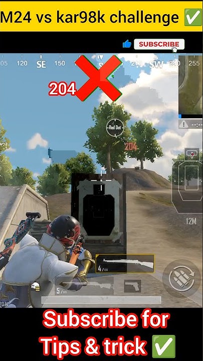 M24 vs kar98k challenge BGMI New tips & trick 😮 #viralshorts #dharatalplays - YouTube