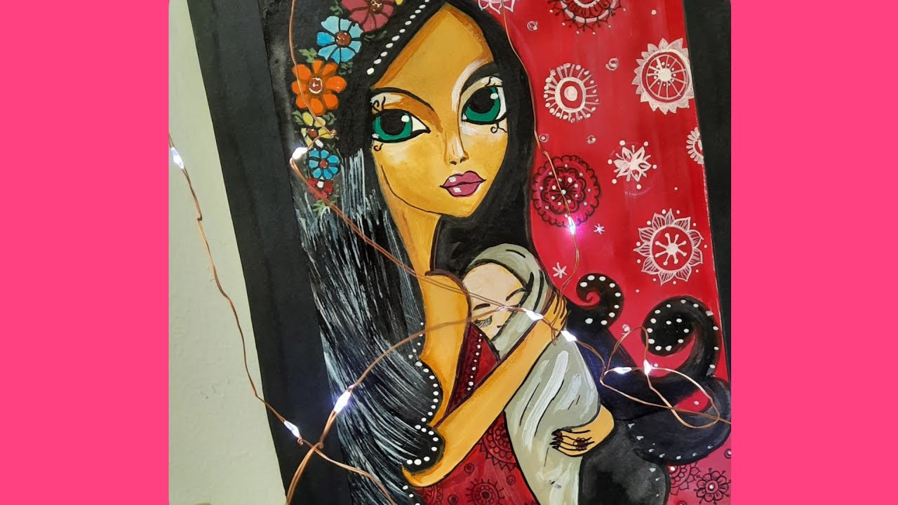 Romi lerda art tutorial | romi lerda art beginners |aacrylic pinting ...