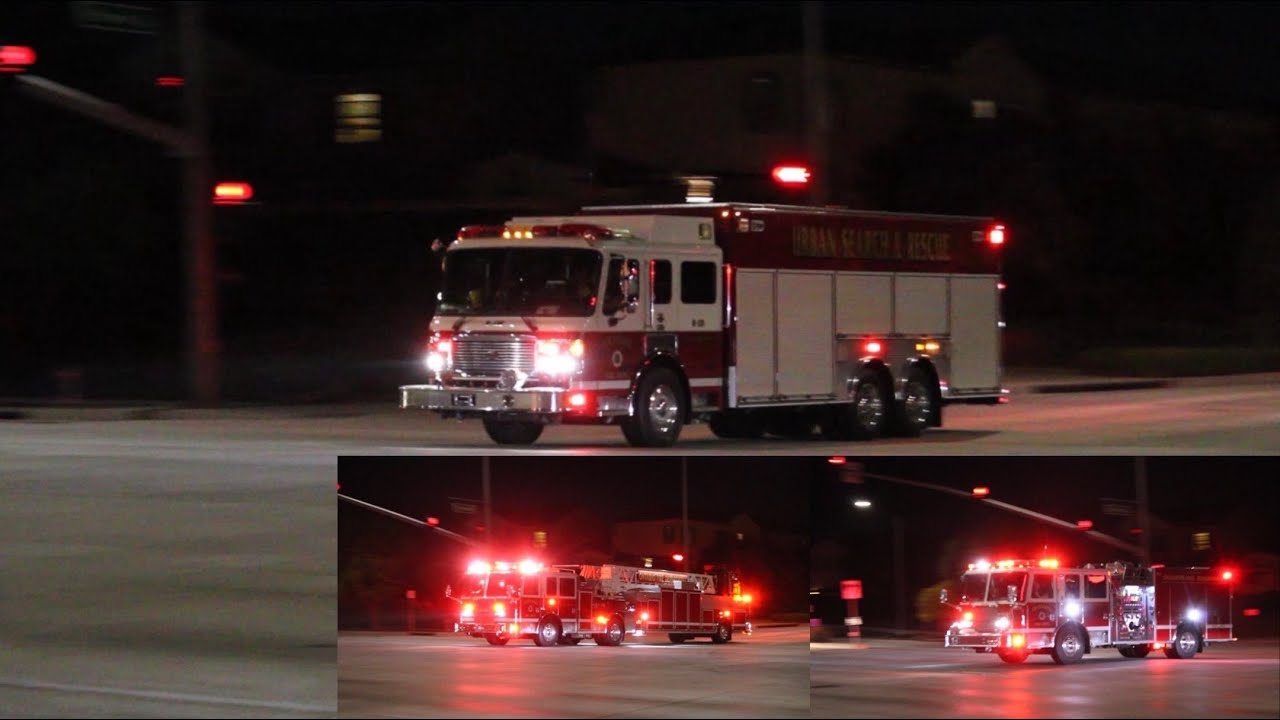 Ontario Fire Department Medic Engine 138, Rescue 138, & Truck 138 ...