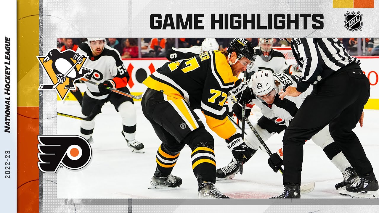 Penguins @ Flyers 11/25 | NHL Highlights 2022 - YouTube