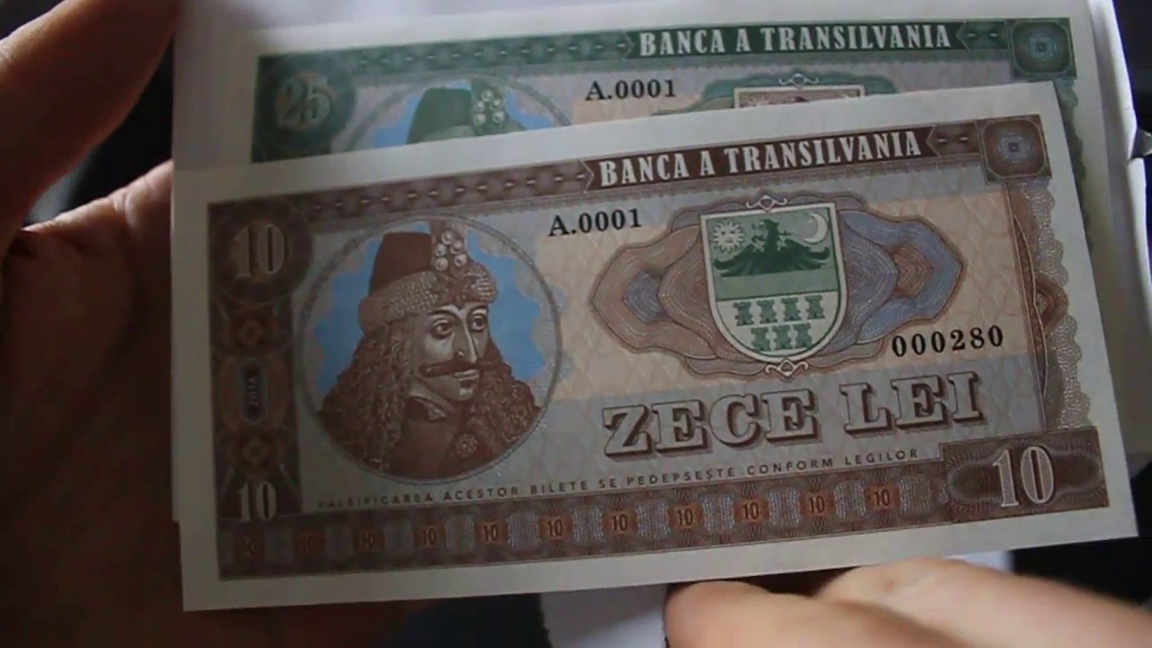 Vlad Dracula Romania Lei Note, 1:500 notes, very rare - YouTube