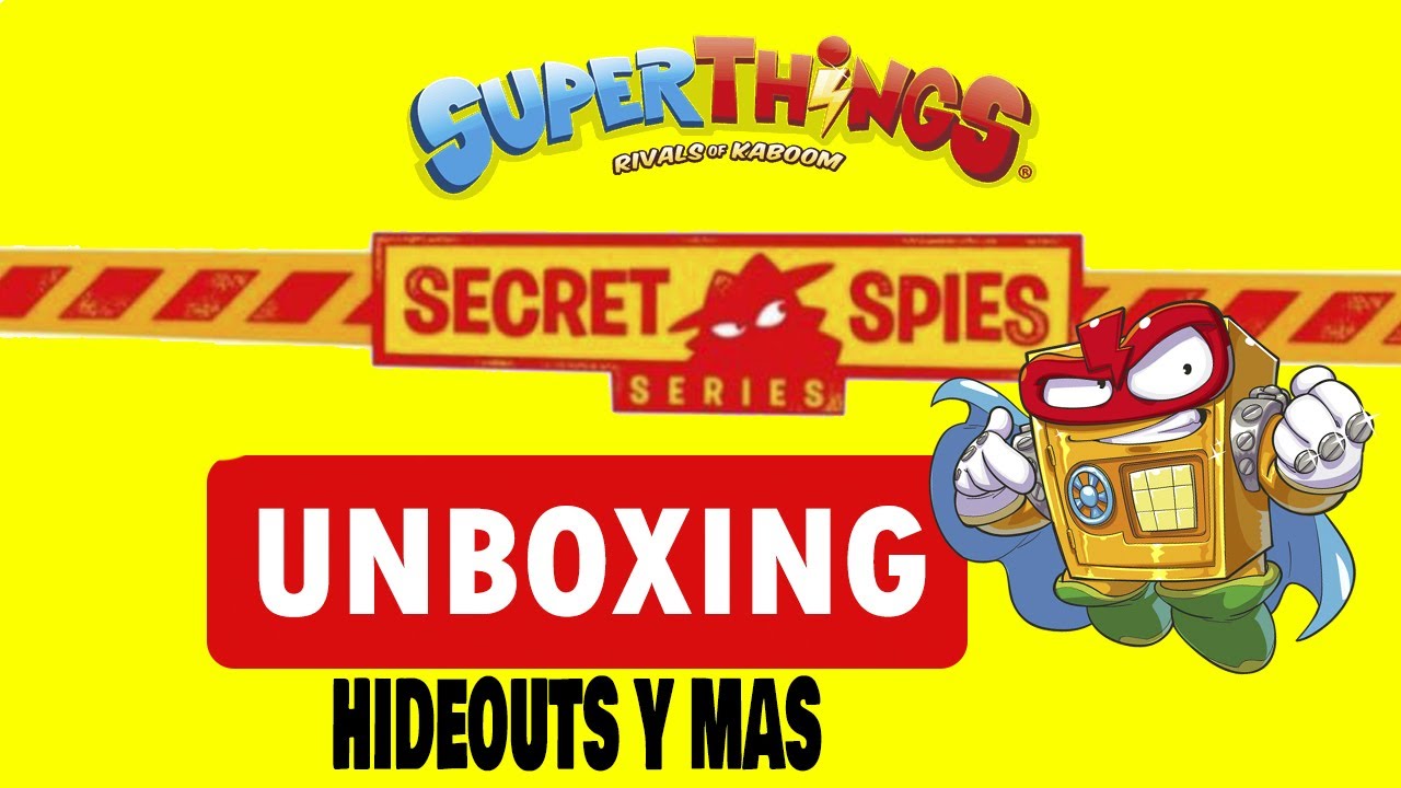 Superthings Serie Secret Spies Unboxing Hideout Y Más - YouTube