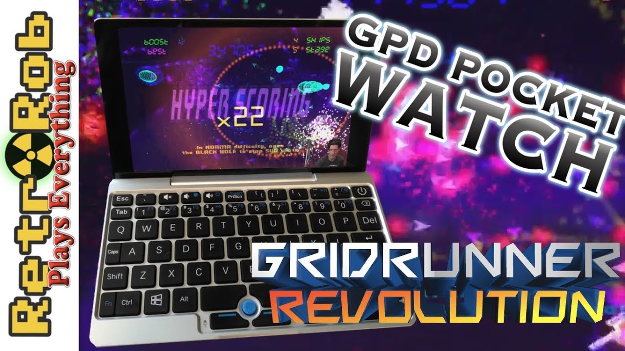 GPD Pocket: Gridrunner Revolution - YouTube