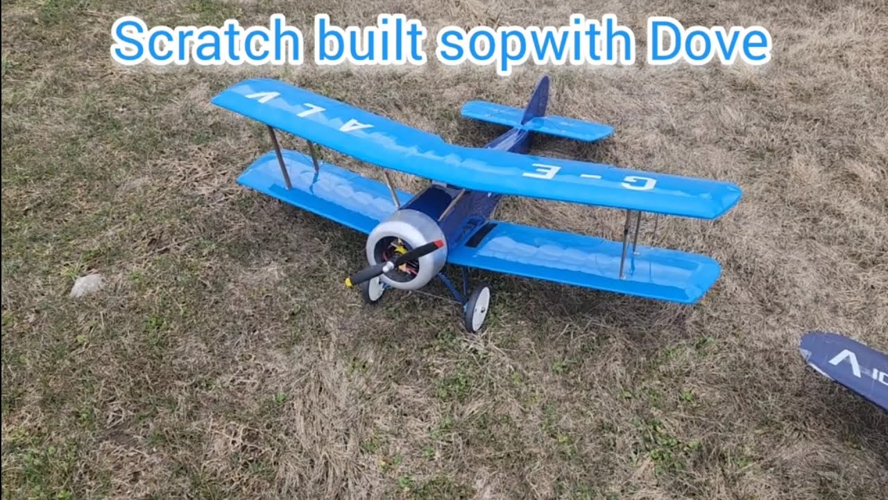 Scratch built sopwith Dove - YouTube