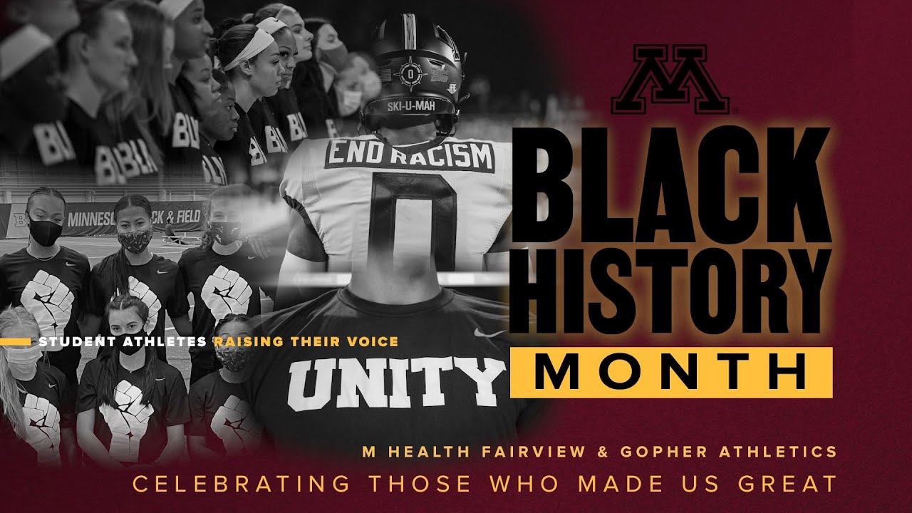 Black History Month 2021: Gopher Student-Athletes Raise Their Voices ...