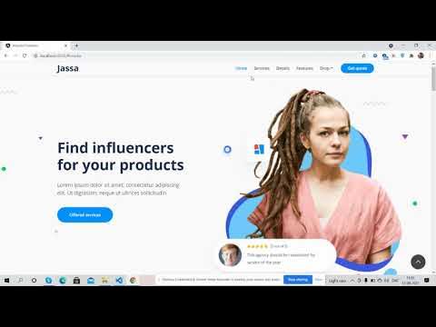 Angular 12 Bootstrap 5 Beautiful Fully Responsive Landing Page Template - YouTube