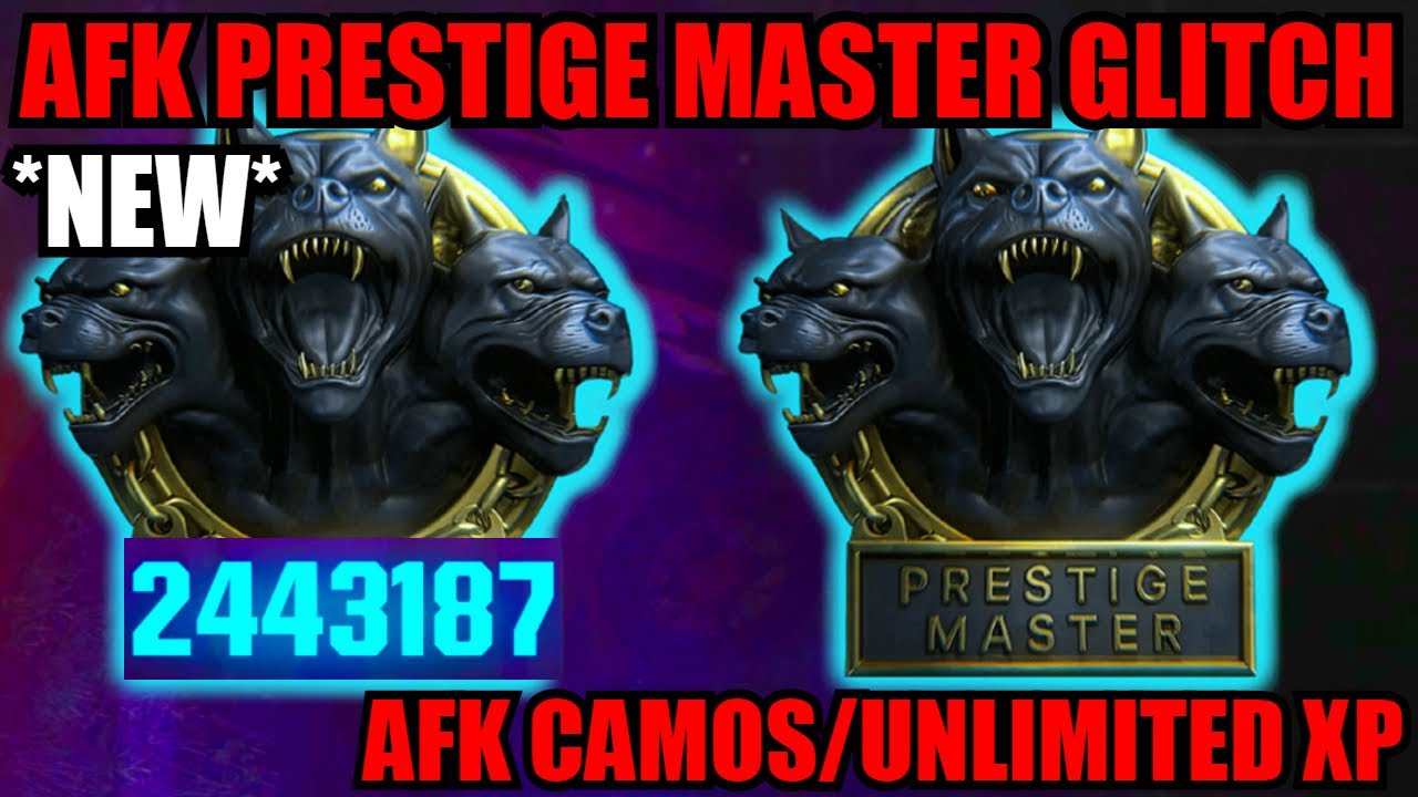 *NEW* AFK PRESTIGE MASTER GLITCH BO6! CAMO/UNLIMITED XP GLITCH BO6! BO6 ...