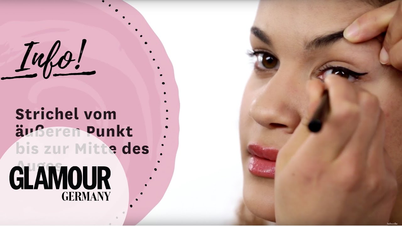 Eyeliner Richtig Auftragen I How To Den Perfekten Lidstrich Schminken