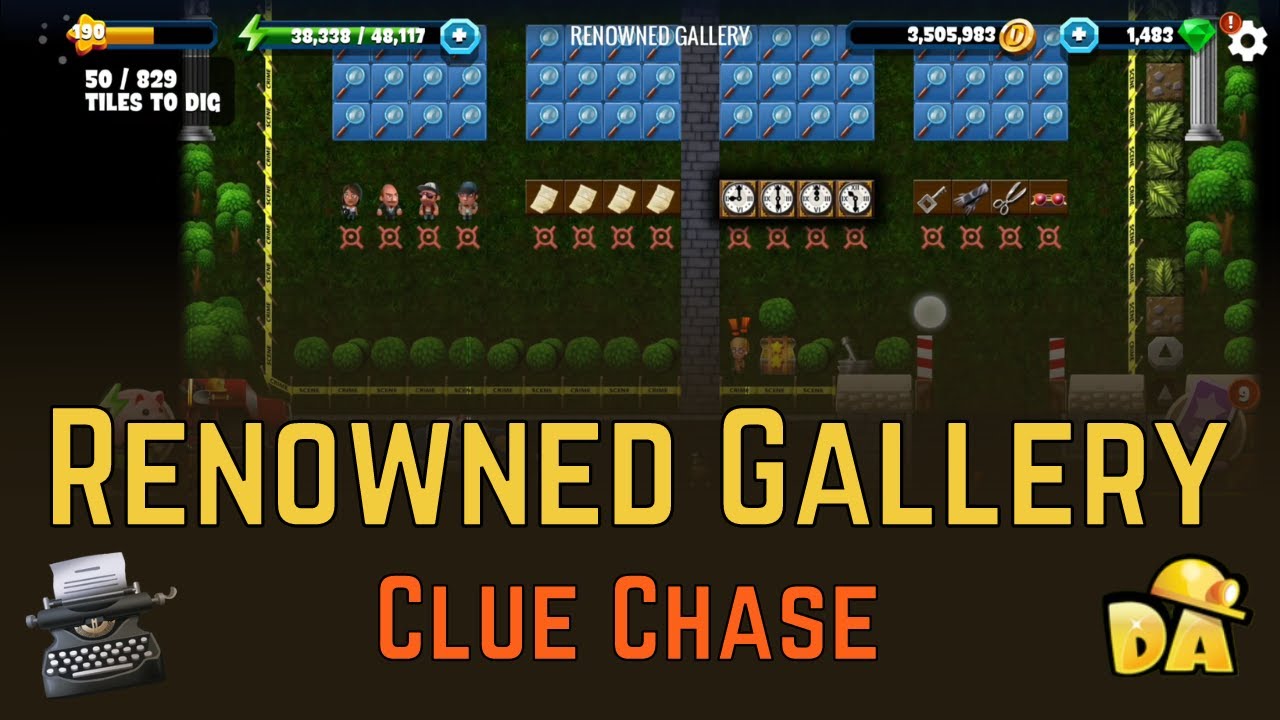 Renowned Gallery - #4 Clue Chase - Diggy's Adventure - YouTube