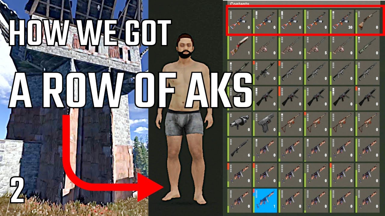 HOW WE GOT A ROW OF AKS [RUST CONSOLE EDITION] - YouTube