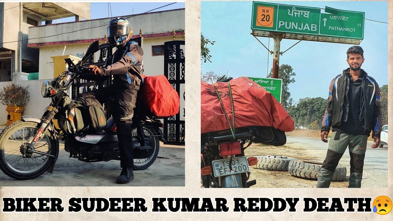 Sudeer Kumar Reddy Biker death😢😢😢 - YouTube